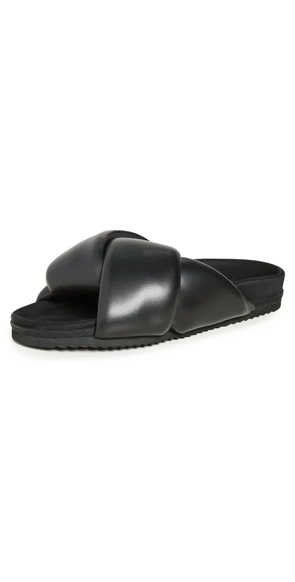 ROAM Foldy Puffy Slides - Black
