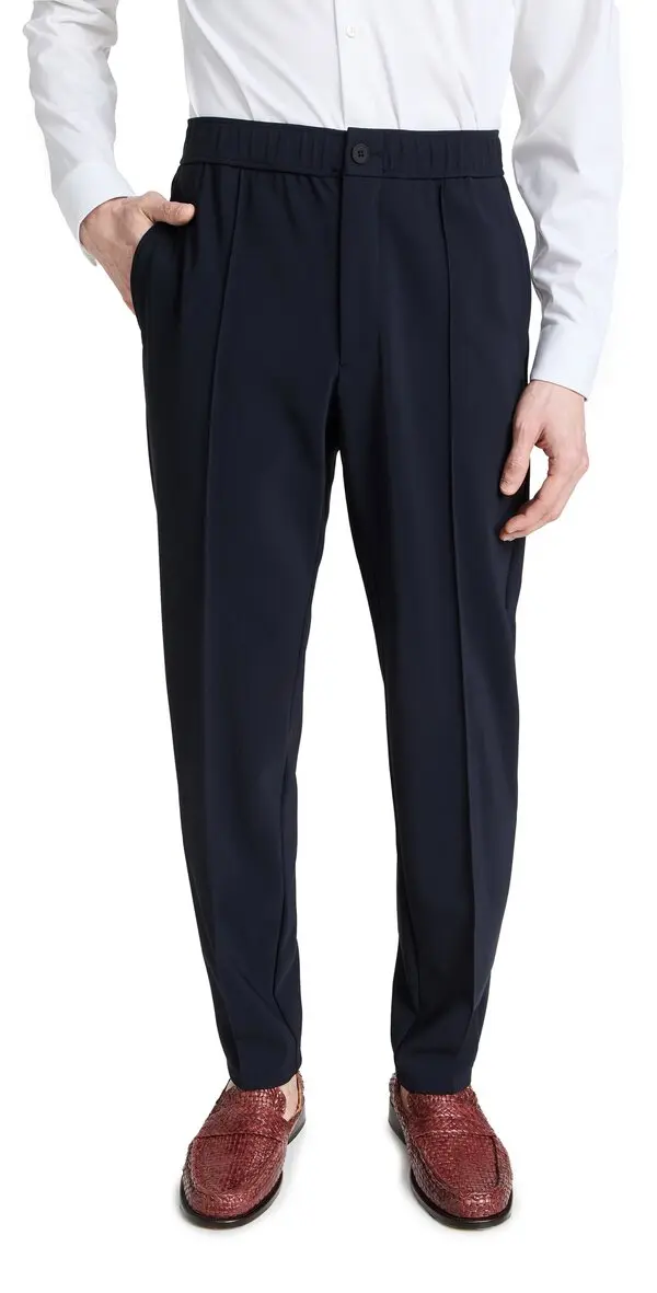 Theory Curtis Drawstring Precision Ponte Pants - Baltic