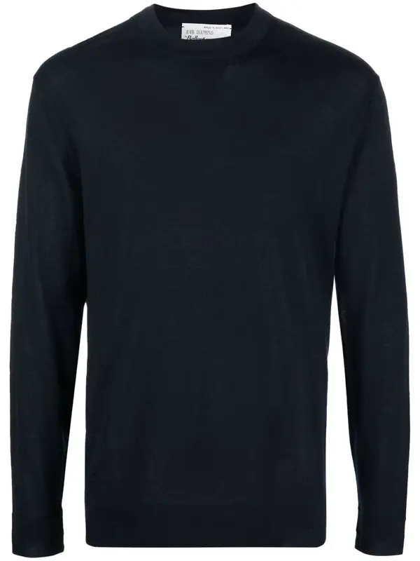 BALLANTYNE Fine-knit Cashmere Jumper - Blue