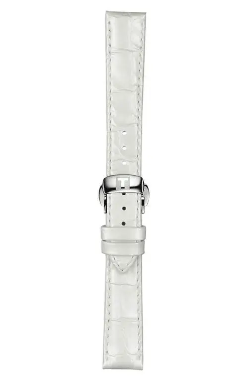 TISSOT 16mm Embossed Leather Watchband