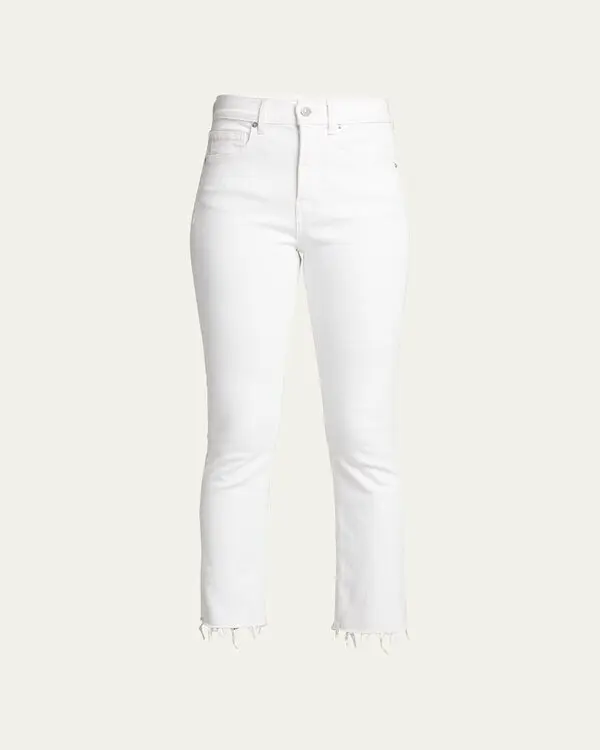Veronica Beard Carly Kick Flare Jeans - White