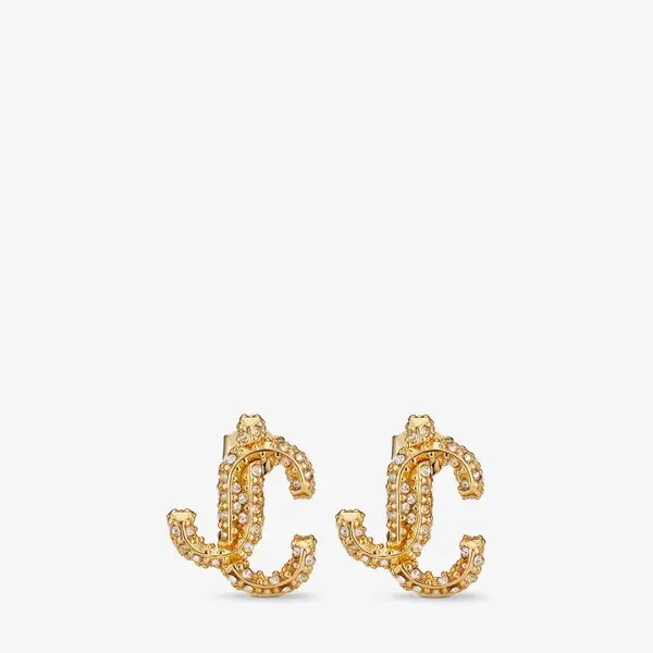 JIMMY CHOO Jc Stud Earrings - Silver
