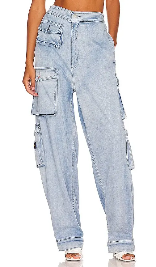 EB DENIM Cargo Pants - Rain Wash