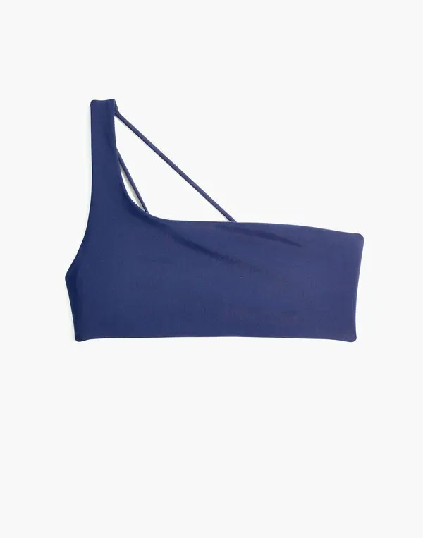Madewell Jade Swim&reg; Apex One-shoulder Bikini Top