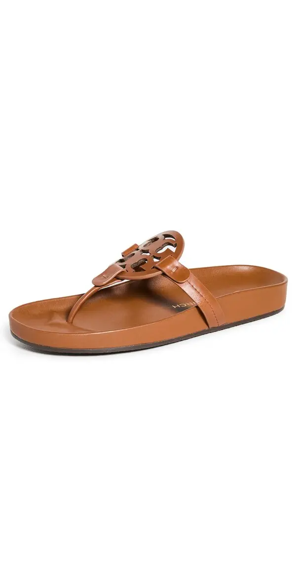Tory Burch Miller Cloud Sandals - Bourbon Miele