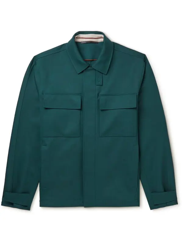 Loro Piana Holburn Rain System Virgin Wool-blend Jacket