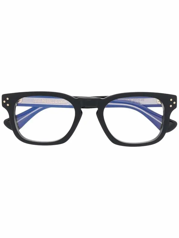 CUTLER & GROSS Square-frame Optical Glasses - Black