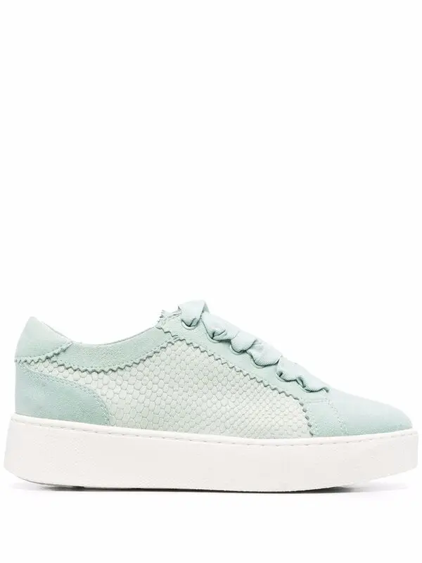 Geox Skyely Snakeskin-effect Sneakers