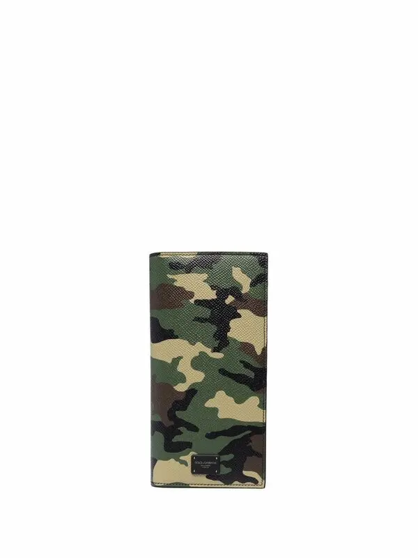 Dolce & Gabbana Camouflage-print Bi-fold Wallet