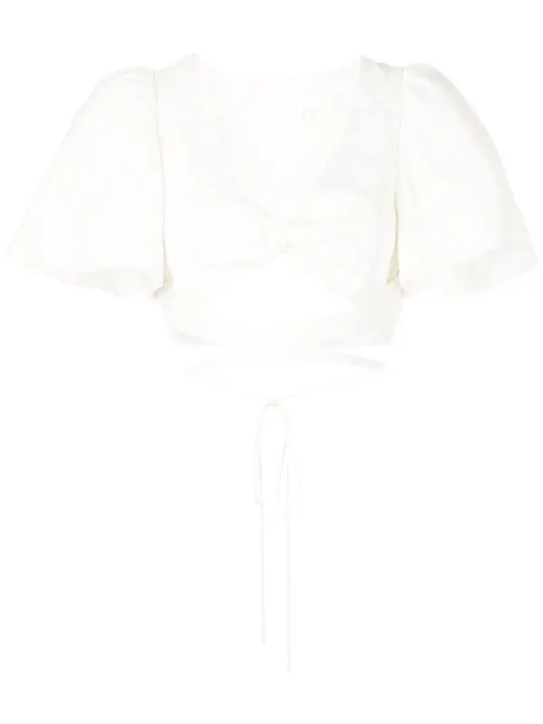 Simkhai Twist-front Cropped Top