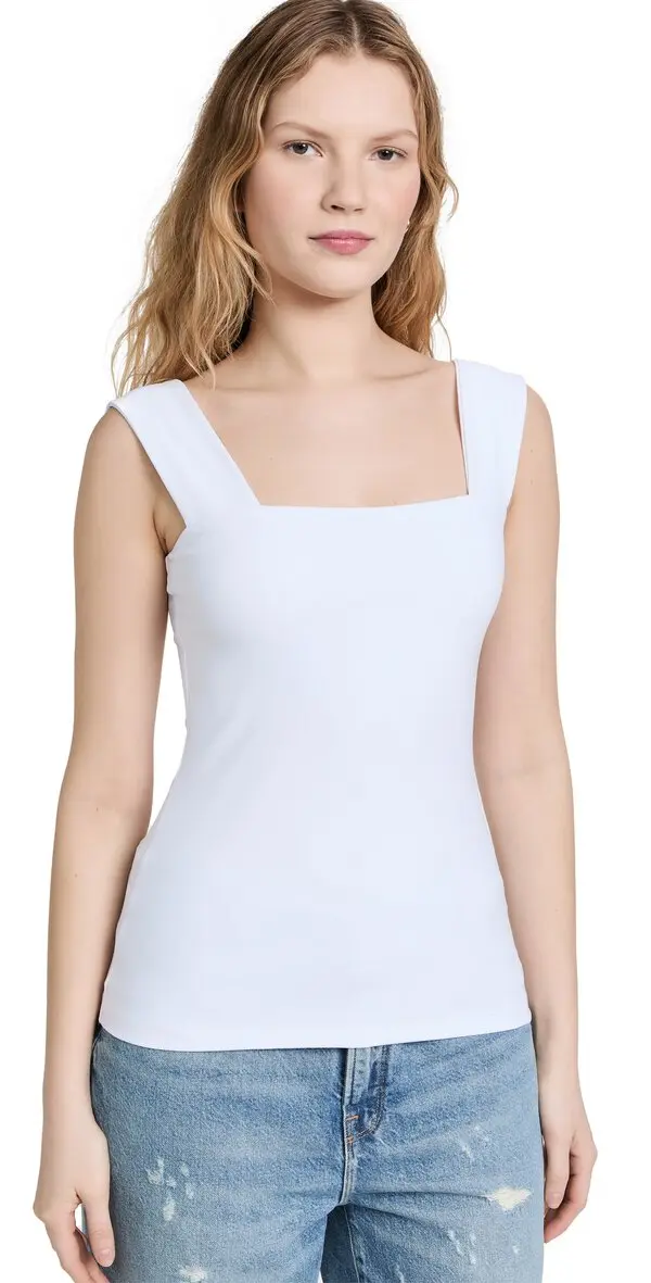 Susana Monaco Wide Strap Tank - Sugar
