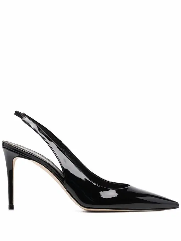 SCAROSSO X Brian Atwood Sutton Slingback Pumps - Black