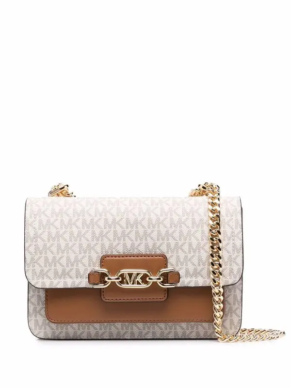 Michael Kors Monogram Shoulder Bag - Neutrals