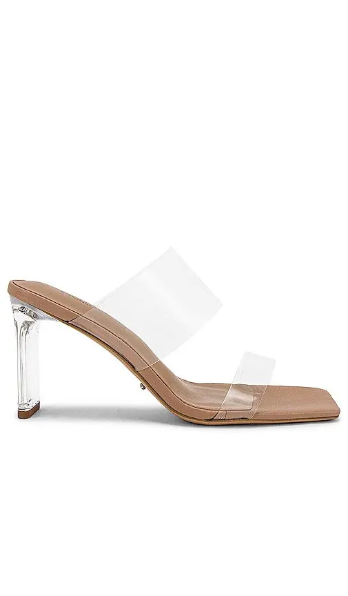 TONY BIANCO Chicago Sandal - Clear Vinylite & Skin Nappa