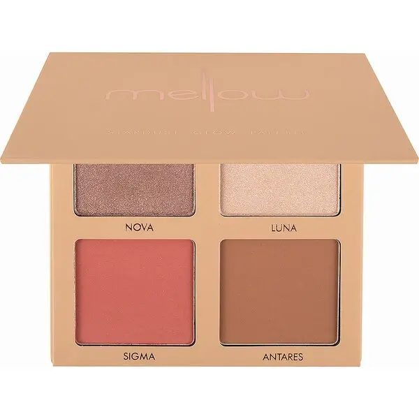 MELLOW COSMETICS Stardust Glow Face Palette - Medium To Dark