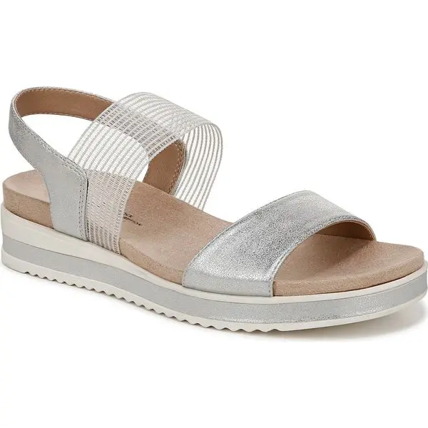 LIFESTRIDE Zing Slingback Sandal - Silver