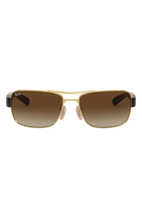 Ray-ban 61mm Gradient Square Sunglasses