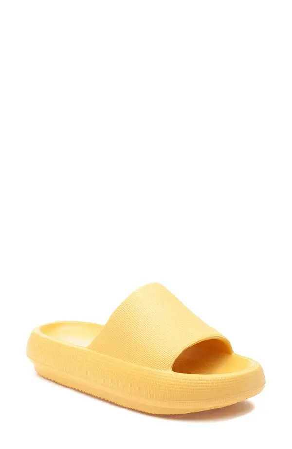 Urban Sport By Jslides Urban Sport Squeezy Slide Sandal Yellow