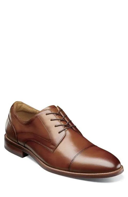 Florsheim Rucci Cap Toe Derby - Cognac