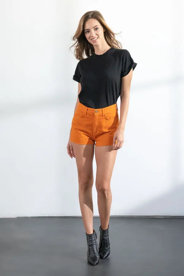 SIWY Miaow High-waisted Denim Shorts