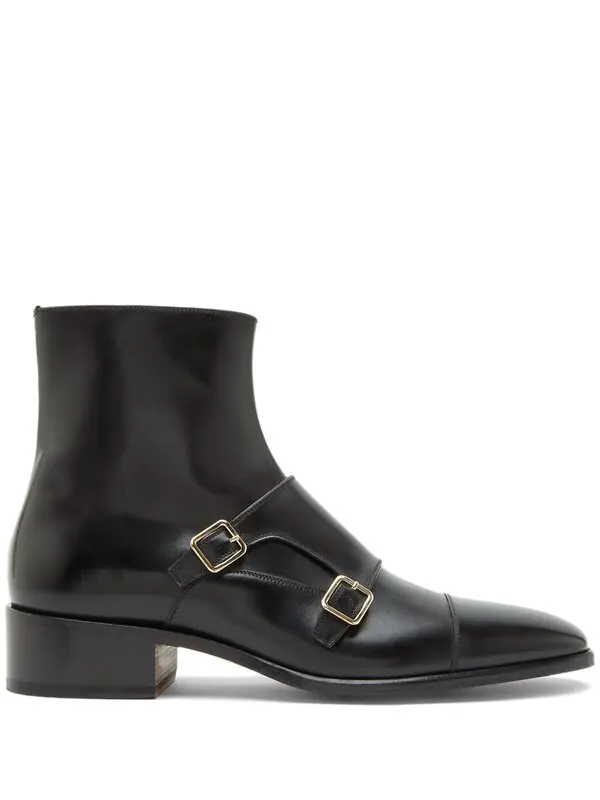 Tom Ford Rochester Leather Boots - Black | Editorialist