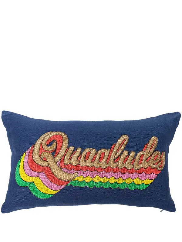 Jonathan Adler Quaaludes Beaded-embellished Cushion