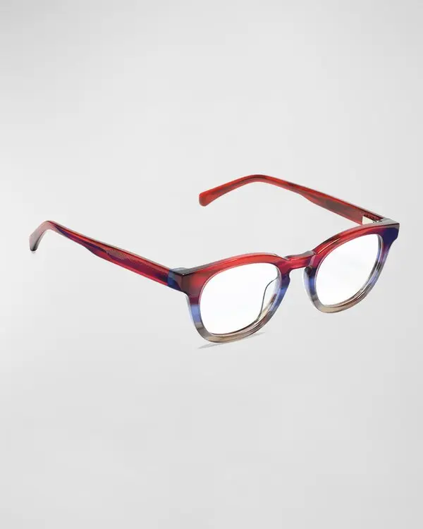Eyebobs Waylaid Rounded Readers - Red Blue Fade