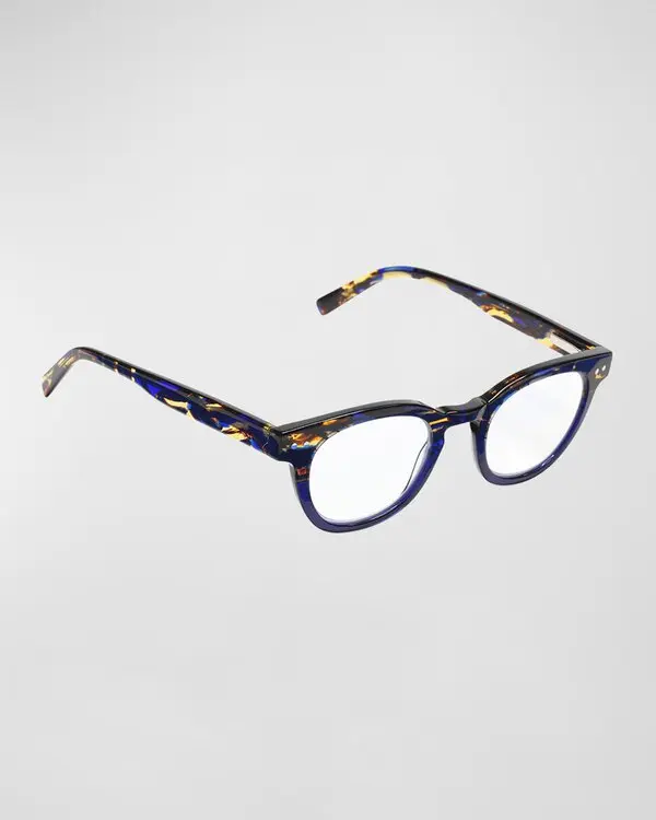Eyebobs Waylaid Rounded Readers - Tortoise / Navy