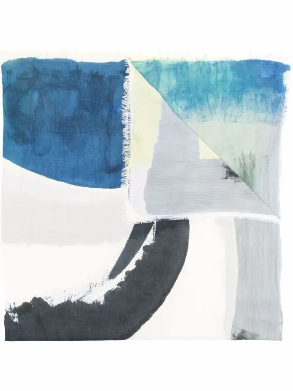 Faliero Sarti Watercolour Effect Scarf