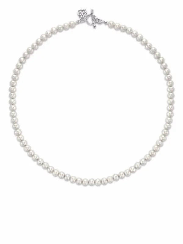 DOWER AND HALL Pearl Necklace - Silver