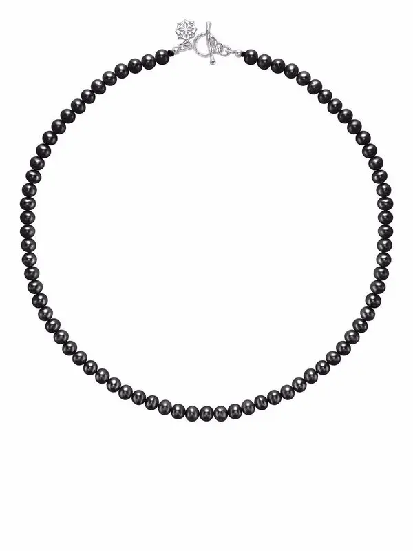 DOWER AND HALL Pearl-detail Necklace - Silver