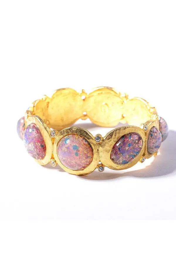 KENNETH JAY LANE Opal Cabochons Bracelet