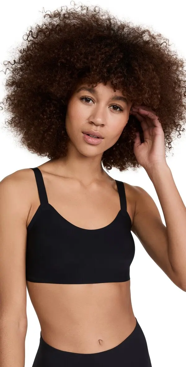 Commando Butter Soft Support Back Closr Bralette - Black