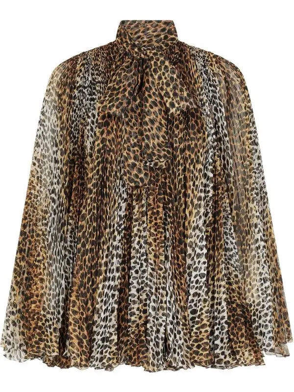 Dolce & Gabbana Leopard Print Mini Dress
