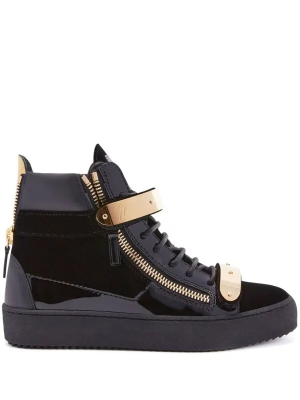 GIUSEPPE ZANOTTI Coby High-top Sneakers - Black