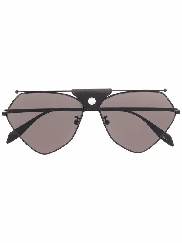 Alexander McQueen Angular Pilot-frame Sunglasses