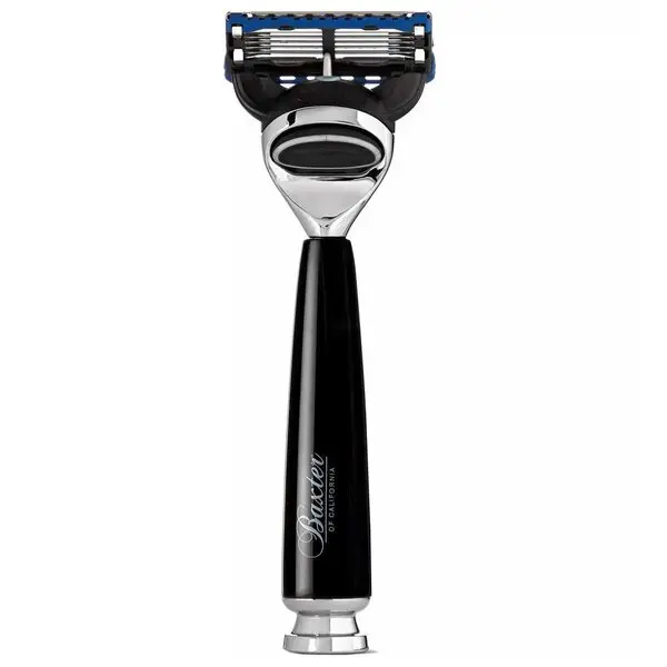 BAXTER OF CALIFORNIA Black 5 Blade Cartridge Razor