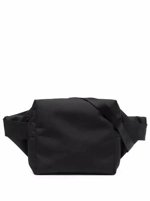 Cote&Ciel Isarau Velo Zip-Up Crossbody Bag Black Editorialist - Main Image