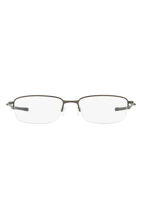 Oakley Clubface 54mm Rectangular Optical Glasses - Silver | Editorialist