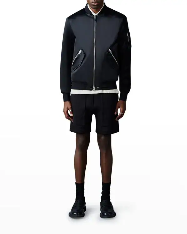 Mackage Ragnar-Z Bomber Jacket Black Editorialist