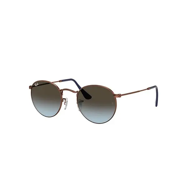Ray-ban Round Metal Sunglasses Polarized - Bronze-copper
