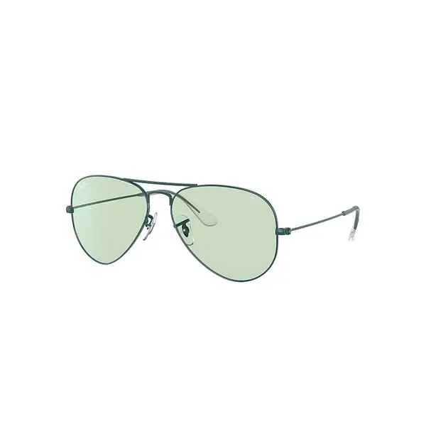 Ray-Ban Aviator Solid Evolve Rox_frame Frame Lenses 58-14 - Green ...