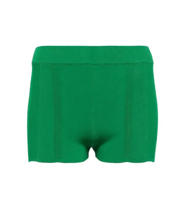 Jacquemus Le Short Basgia Knit Shorts - Green