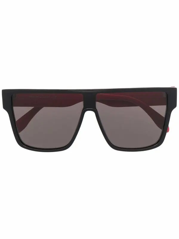 Alexander McQueen Oversize Square Frame Sunglasses, New, 63mm Alexander Mcqueen Am0433s Women Black Squared Sunglasses  main image 2