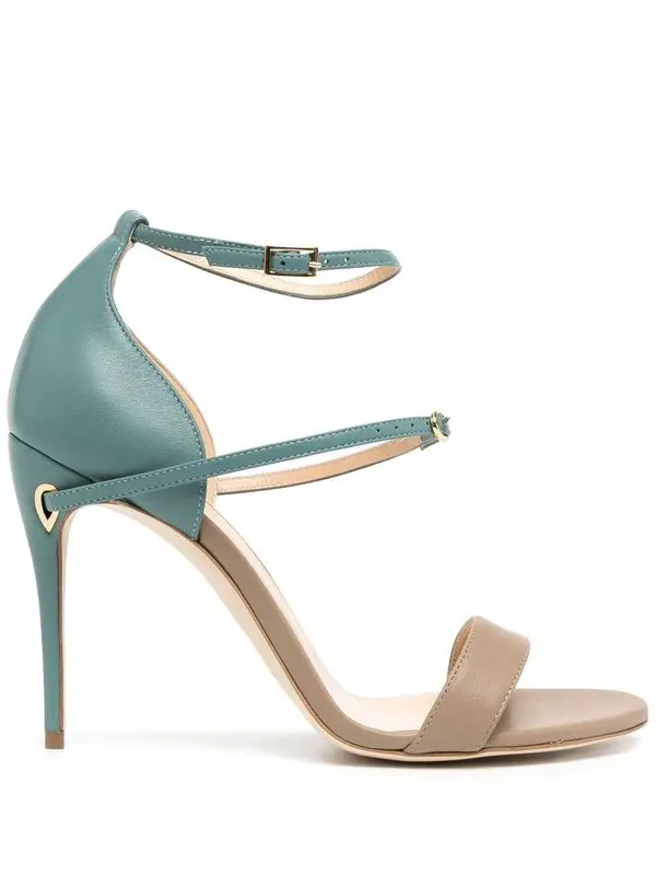 Jennifer Chamandi Ankle Strap High Heel Sandals