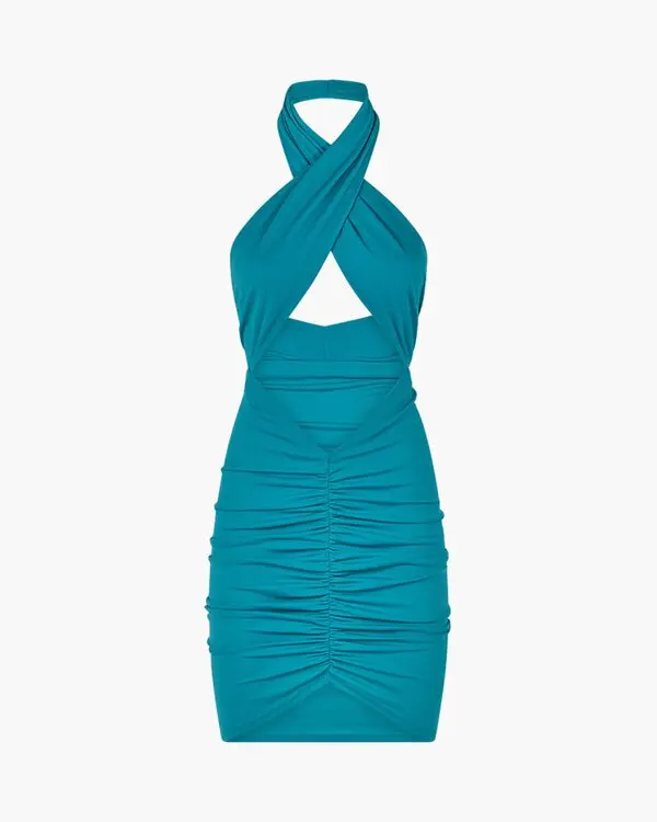 knee length dresses for ladies ERCOLINI MINI DRESS JAVA main image 1