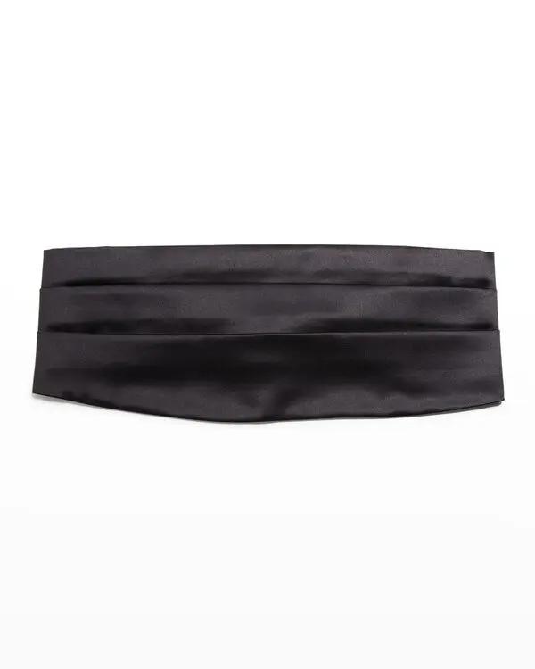 Brunello Cucinelli Pleated Tuxedo Cummerbund - Dark Grey