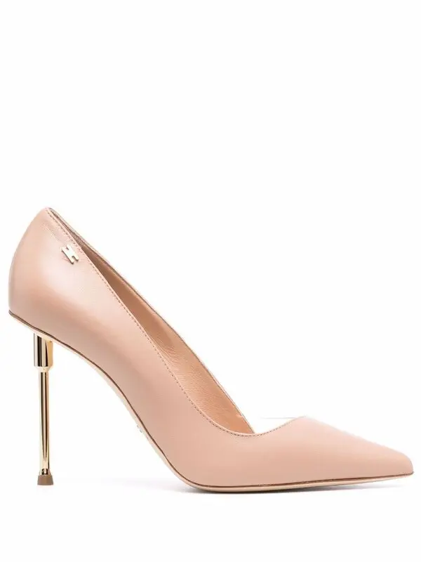 Elisabetta Franchi 100mm Metallic-finish Pumps