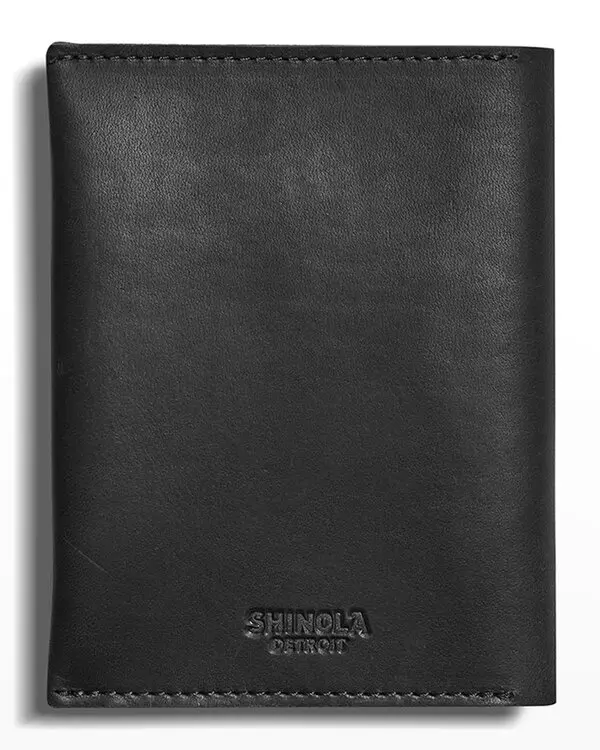 Shinola Leather Utility Passport Wallet Medbrown Editorialist