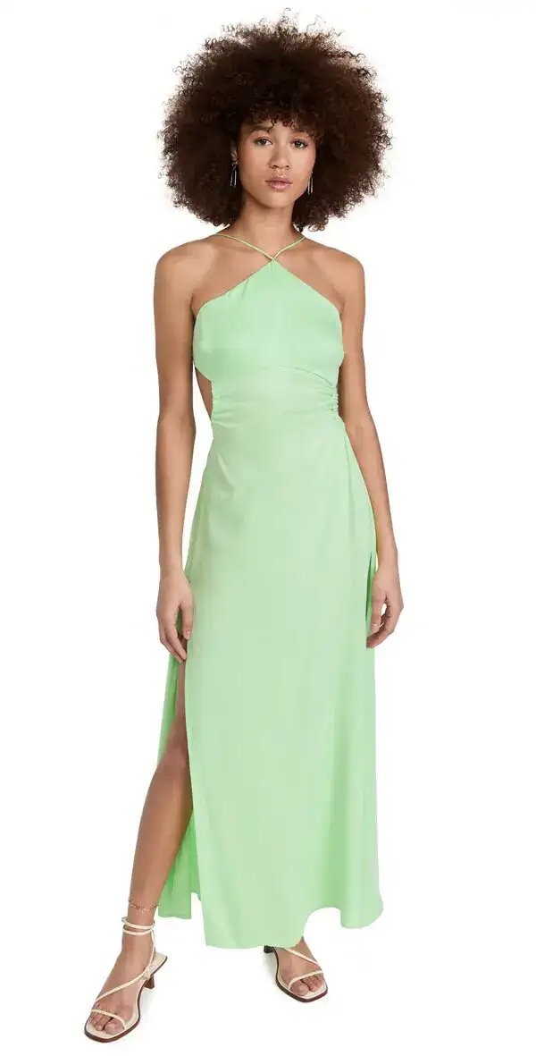 love and lemons green dress Maggie Sottero Quinley – Nearly Newlywed